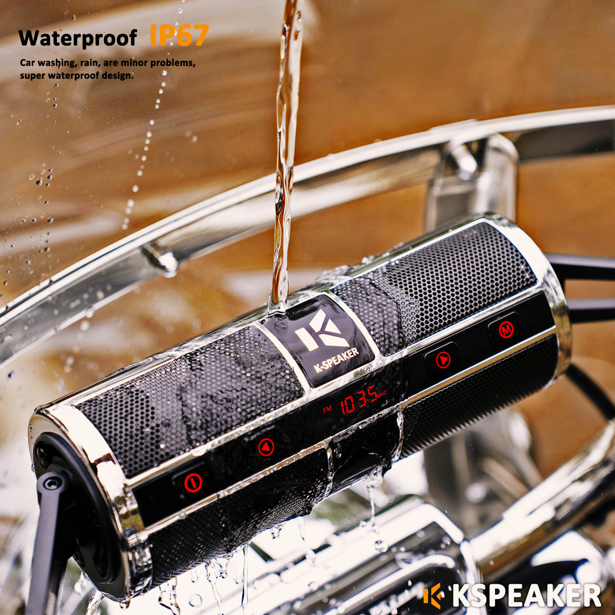 Kspeaker Motorcycle Speakers K2CH